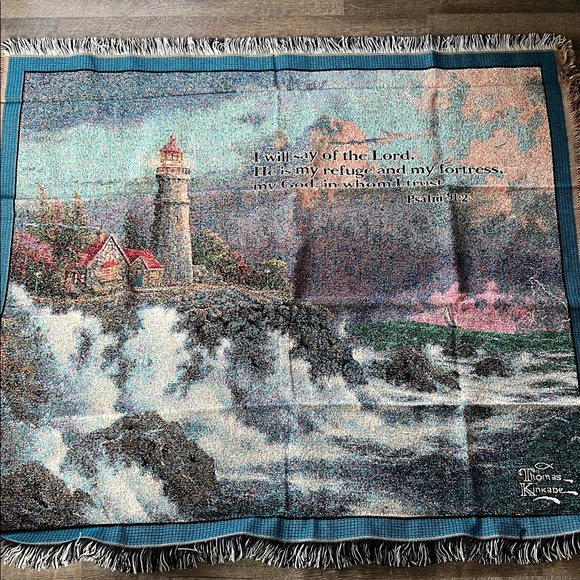 Thomas Kinkade | Bedding | Nwt Thomas Kinkade Conquering The Storms ...